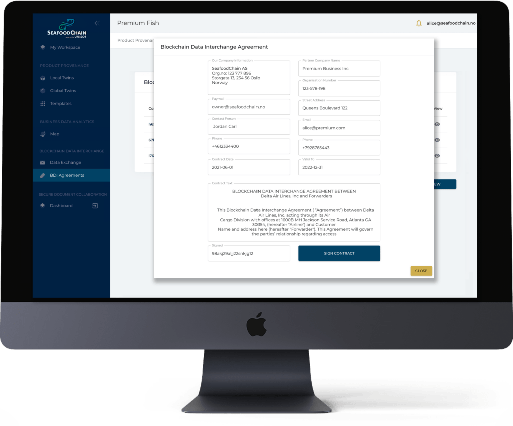 Blockchain Data Interchange SeafoodChain blockchain-data-interchange-seafoodchain